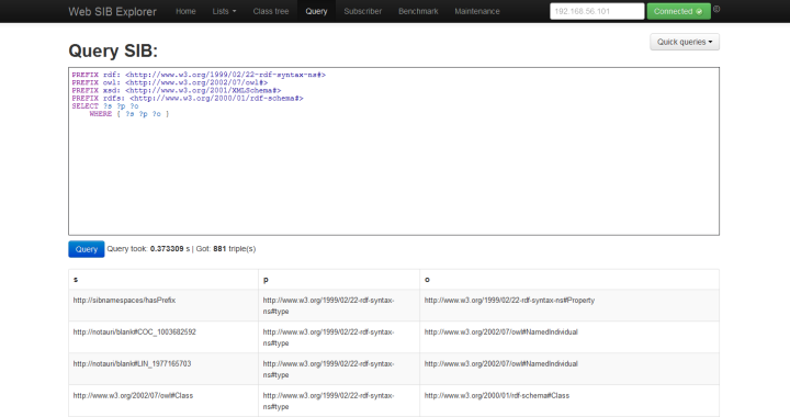 Web SIB Explorer by ESLab